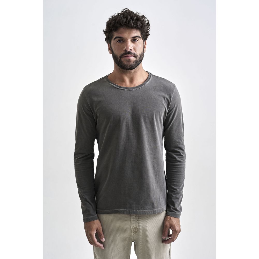 Camiseta Basic Manga Longa Stone Cinza Old | Austral - austral