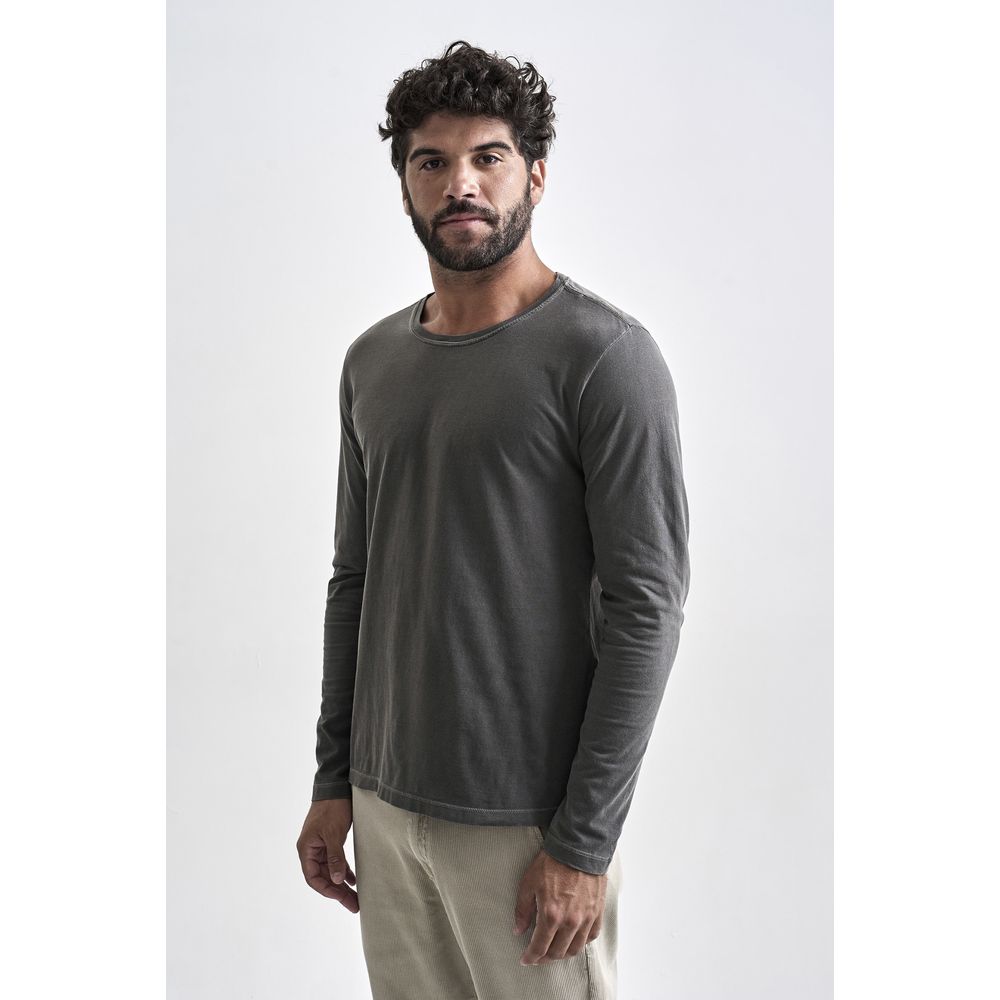 Camiseta Basic Manga Longa Stone Cinza Old | Austral - austral